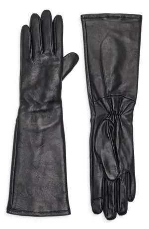 Nordstrom Elongated Leather Gloves