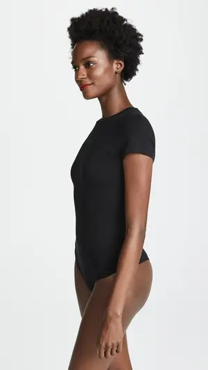 Yummie Seamless Shaping Thong Bodysuit - Black