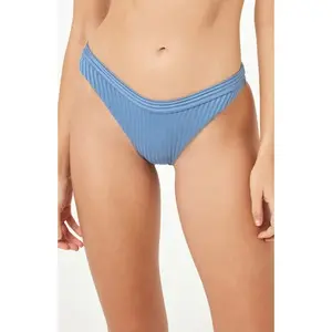 L*Space LSPACE Mercer Rib Bikini Bottom Baltic