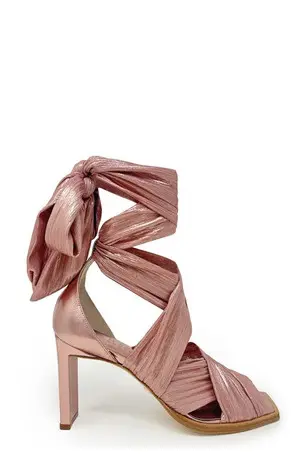 DANIELLA SHEVEL Poet Metallic Pumps - Metallic Rust/copper