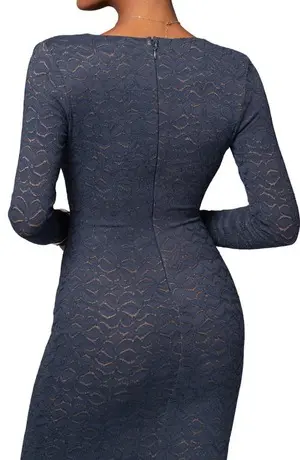 JLUXLABEL Reunited Lace Maxi Dress - Blue