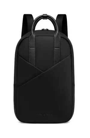 LUX AND NYX Slim Origami Convertible Backpack Black