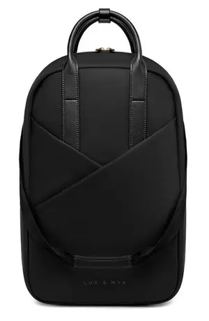 LUX AND NYX Slim Origami Convertible Backpack - Black