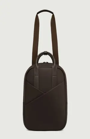 LUX AND NYX Slim Origami Convertible Backpack - Espresso