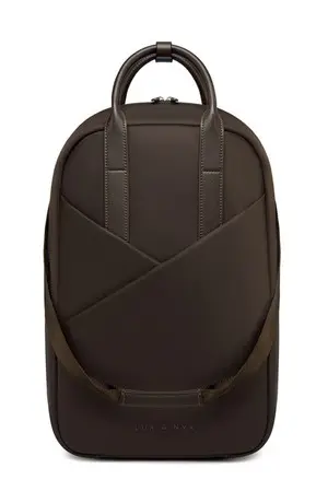 LUX AND NYX Slim Origami Convertible Backpack - Espresso