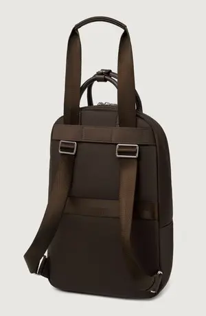 LUX AND NYX Slim Origami Convertible Backpack - Espresso