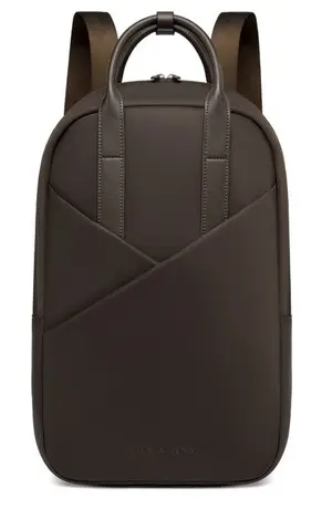 LUX AND NYX Slim Origami Convertible Backpack - Espresso