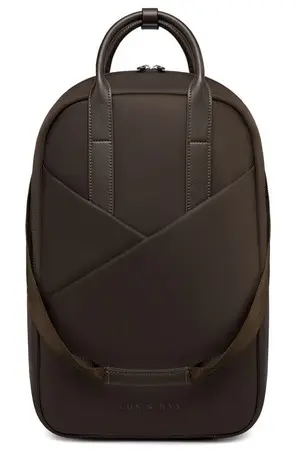 LUX AND NYX Slim Origami Convertible Backpack - Espresso