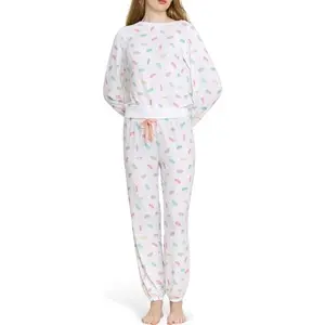 Honeydew Intimates Star Seeker Brushed Jersey Pajamas - Macarons