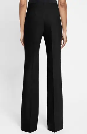 Santorelli Beth Mid-rise Flared Trouser - Onyx