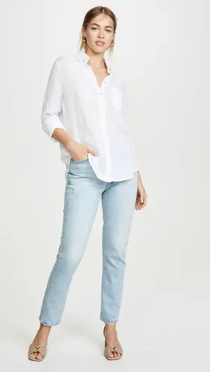 Rails Ellis Gauze Shirt - White