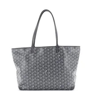 Goyard Artois Tote Coated Canvas Mm - Grey