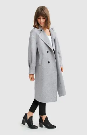 BELLE & BLOOM Dream Lover Loose Fit Wool Blend Coat