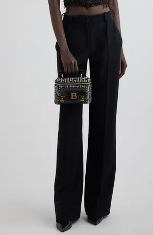 Balmain B-buzz Monogram Vanity Crossbody Bag