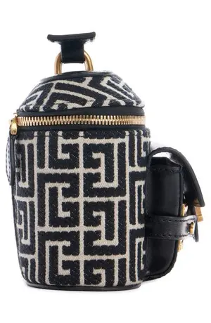 Balmain B-buzz Monogram Vanity Crossbody Bag