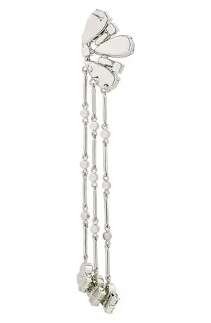 Rabanne Crystal Linear Drop Earrings