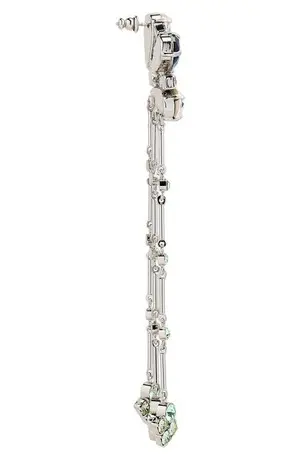 Rabanne Crystal Linear Drop Earrings