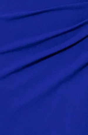 XSCAPE EVENINGS Bow Detail One-shoulder Mermaid Gown