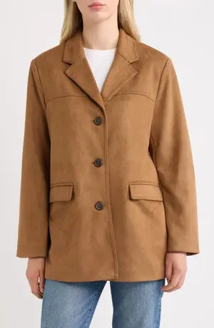 24COLOURS Faux Suede Blazer