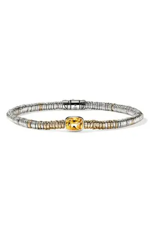 John Hardy Heishi Bracelet With - Citrine