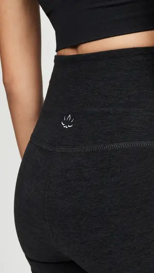 Beyond Yoga High Waisted Biker Shorts - Darkest Night