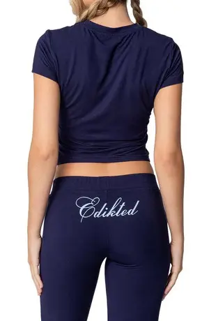 EDIKTED So Baby Tee - Navy