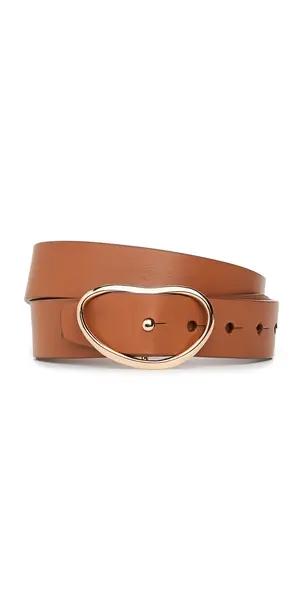 LIZZIE FORTUNATO Wide Georgia Belt - Tan
