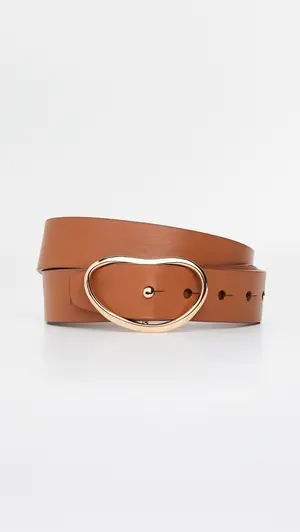 LIZZIE FORTUNATO Wide Georgia Belt - Tan