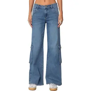 EDIKTED Lunar Low Rise Cargo Jeans