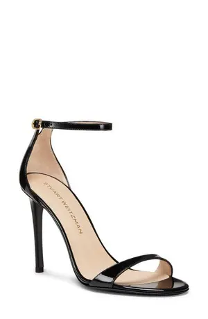 STUART WEITZMAN Nudist Ii Stiletto Sandal - Black