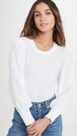 Nation Ltd Loren Smocked Tee