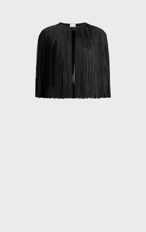 Herve Leger Icon Fringe Cape