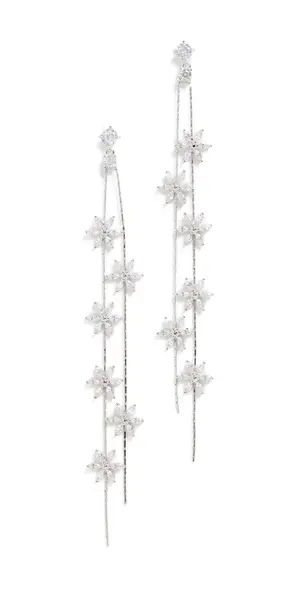 Shashi Whisper Floral Dangle Earrings One-color