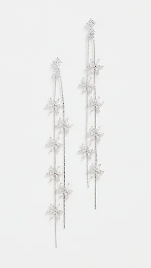 Shashi Whisper Floral Dangle Earrings