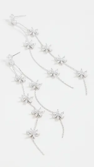 Shashi Whisper Floral Dangle Earrings
