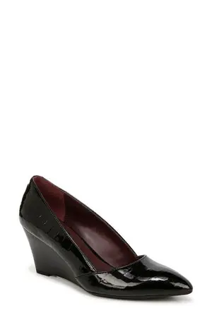 Franco Sarto Frankie Pointed Toe Wedge Pump - Black