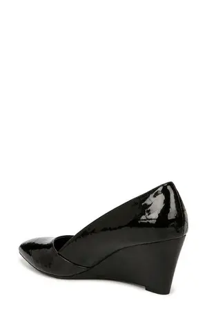 Franco Sarto Frankie Pointed Toe Wedge Pump - Black