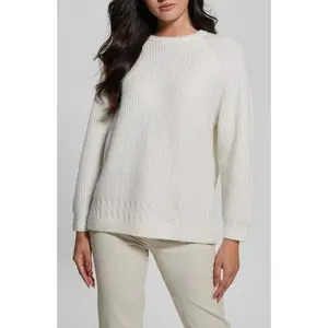 Guess GUESS Margo Mixed Stitch Sweater Dove White