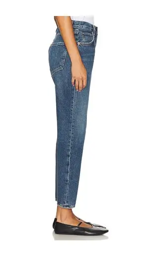 AGOLDE Riley High Rise Straight Crop Jeans - Control