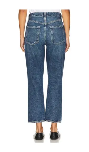AGOLDE Riley High Rise Straight Crop Jeans - Control