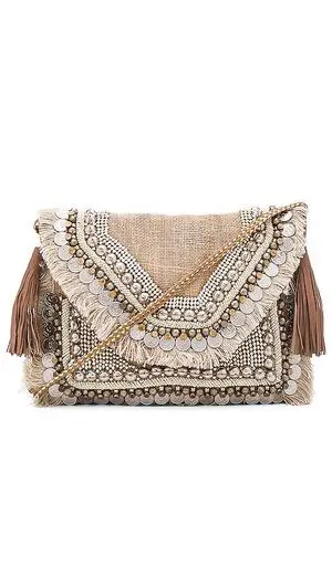 Shashi Leela Clutch In Neutral