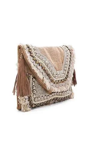 Shashi Leela Clutch In Neutral