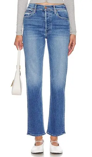MOTHER The Tomcat Straight Leg Jeans - Layover