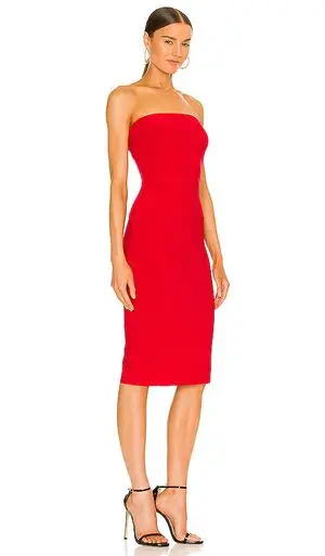 Norma Kamali X Strapless Dress To Knee
