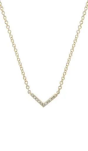 Ef Collection Mini Chevron Necklace