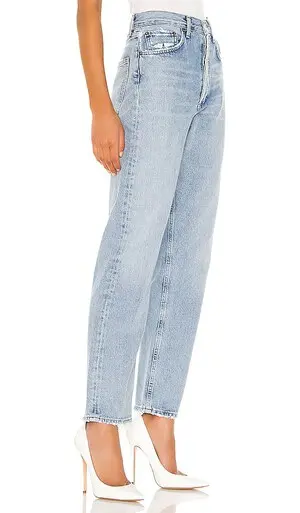 AGOLDE 90's Mid Rise Loose Fit Jeans In Denim-light
