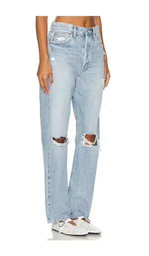 AGOLDE 90's Mid Rise Loose Fit Jeans In Denim-light