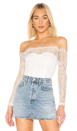 Superdown Rivka Off Shoulder Bodysuit