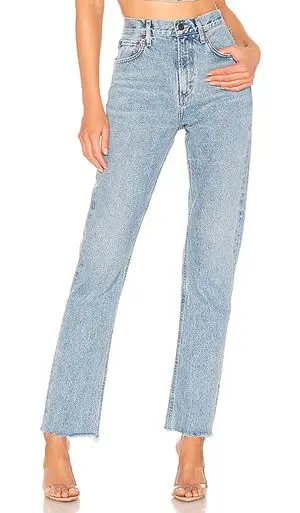 AGOLDE Cherie High Rise Straight Jeans