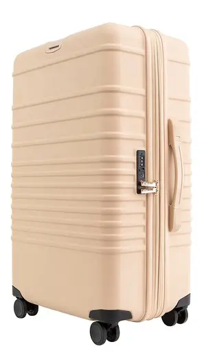 BEIS The Large Check-in Roller - Beige